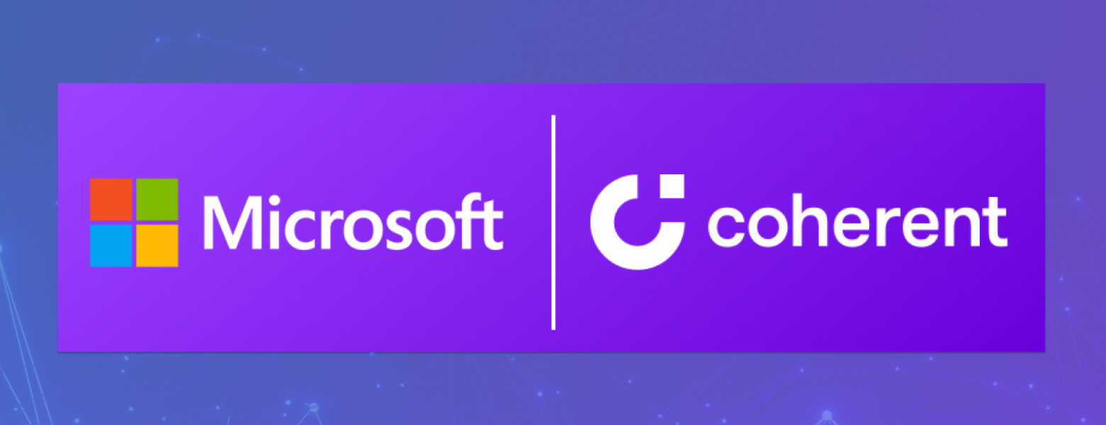 Coherent - Microsoft and Coherent Announce Strategic Commercial Partnership