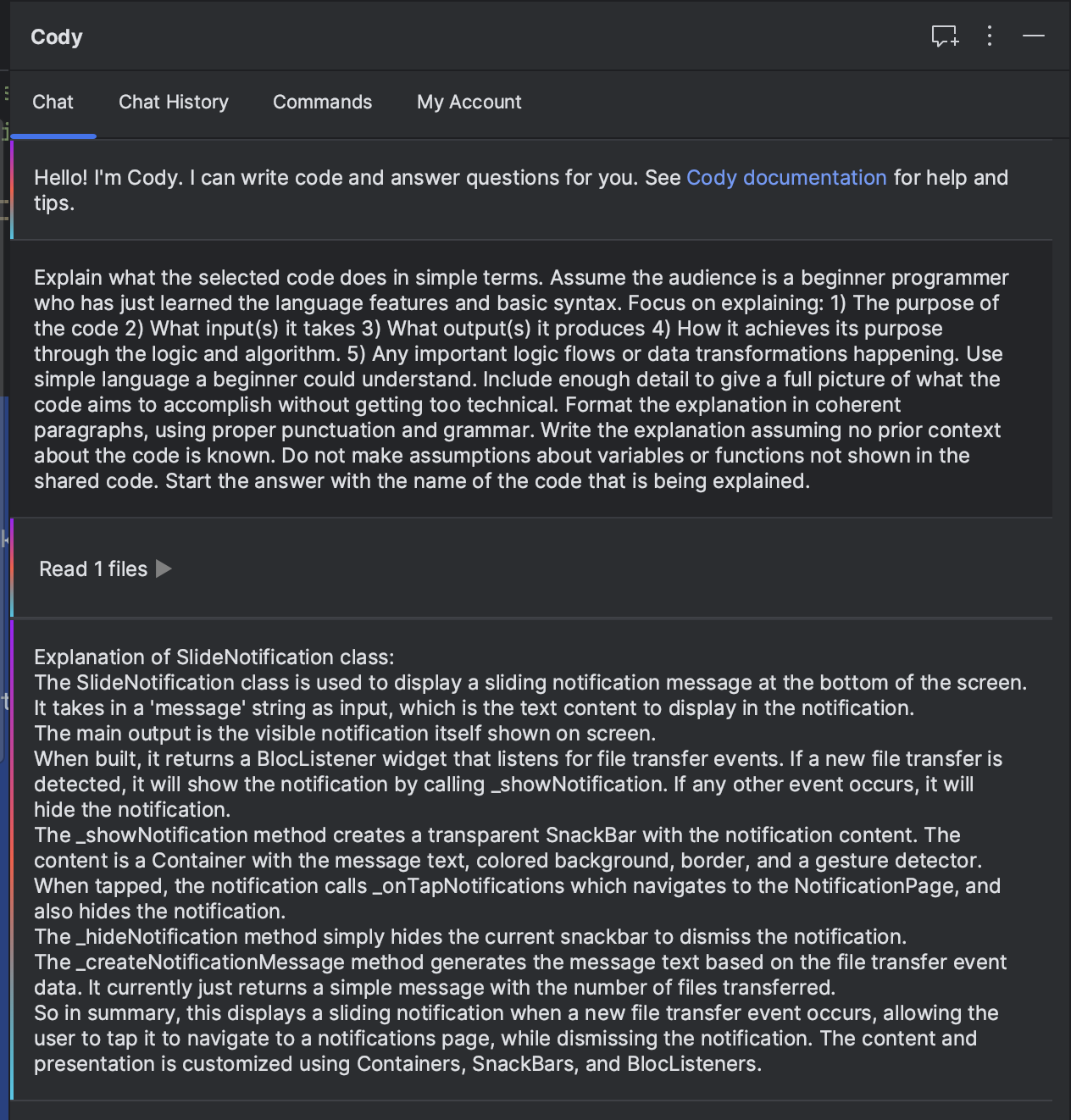 Cody Assistant for Android Studio