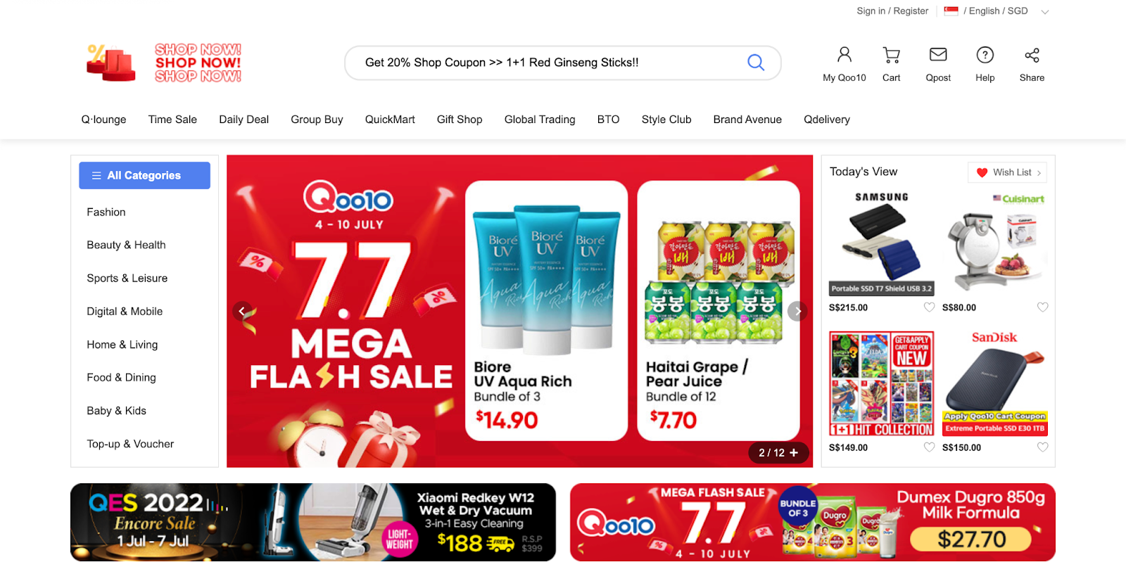 Top 10 e-Commerce Sites in Singapore & Their Winning Strategies | Choco Up