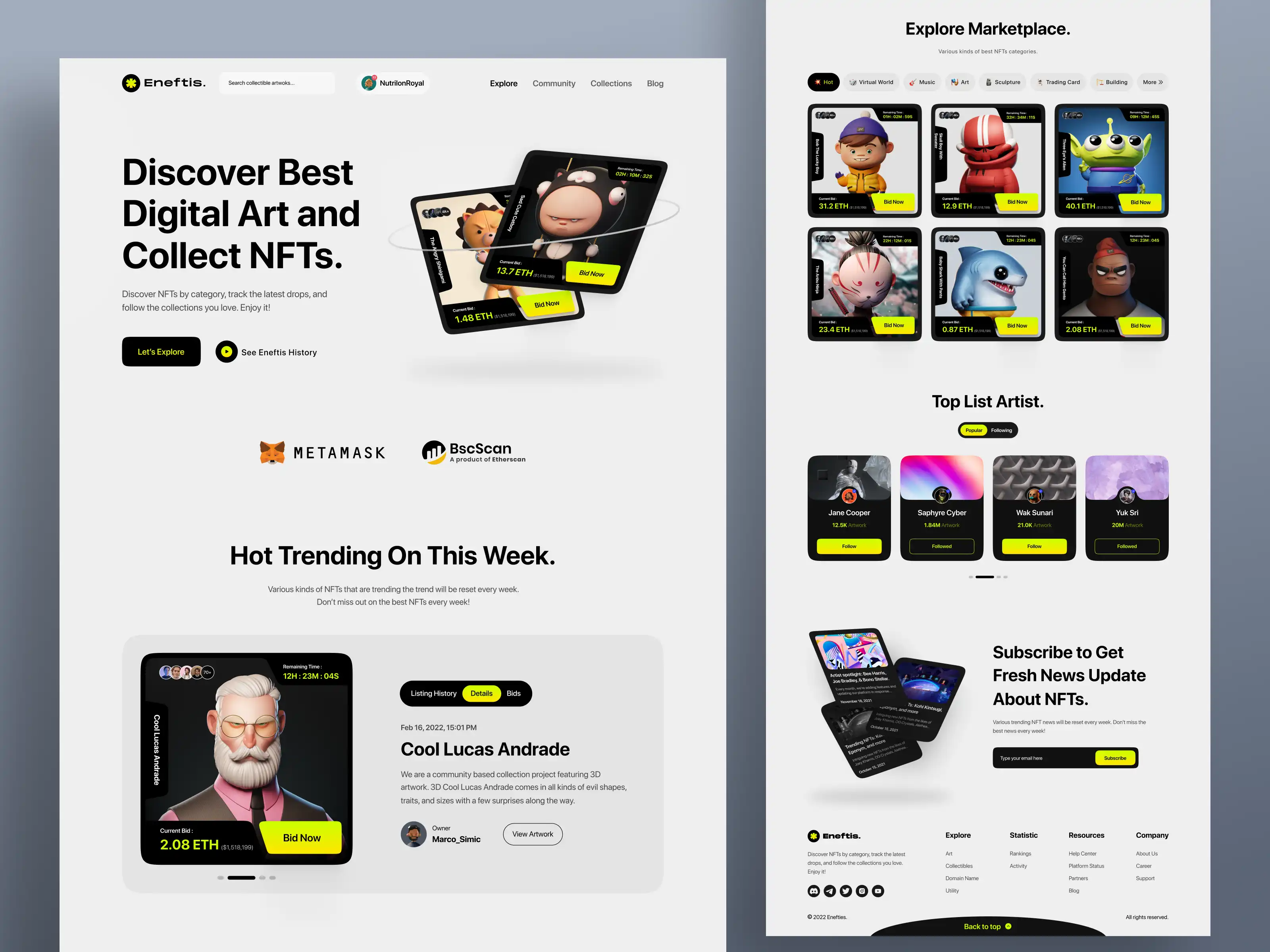 Robin Buenos Architects Landing Page - VisualTap