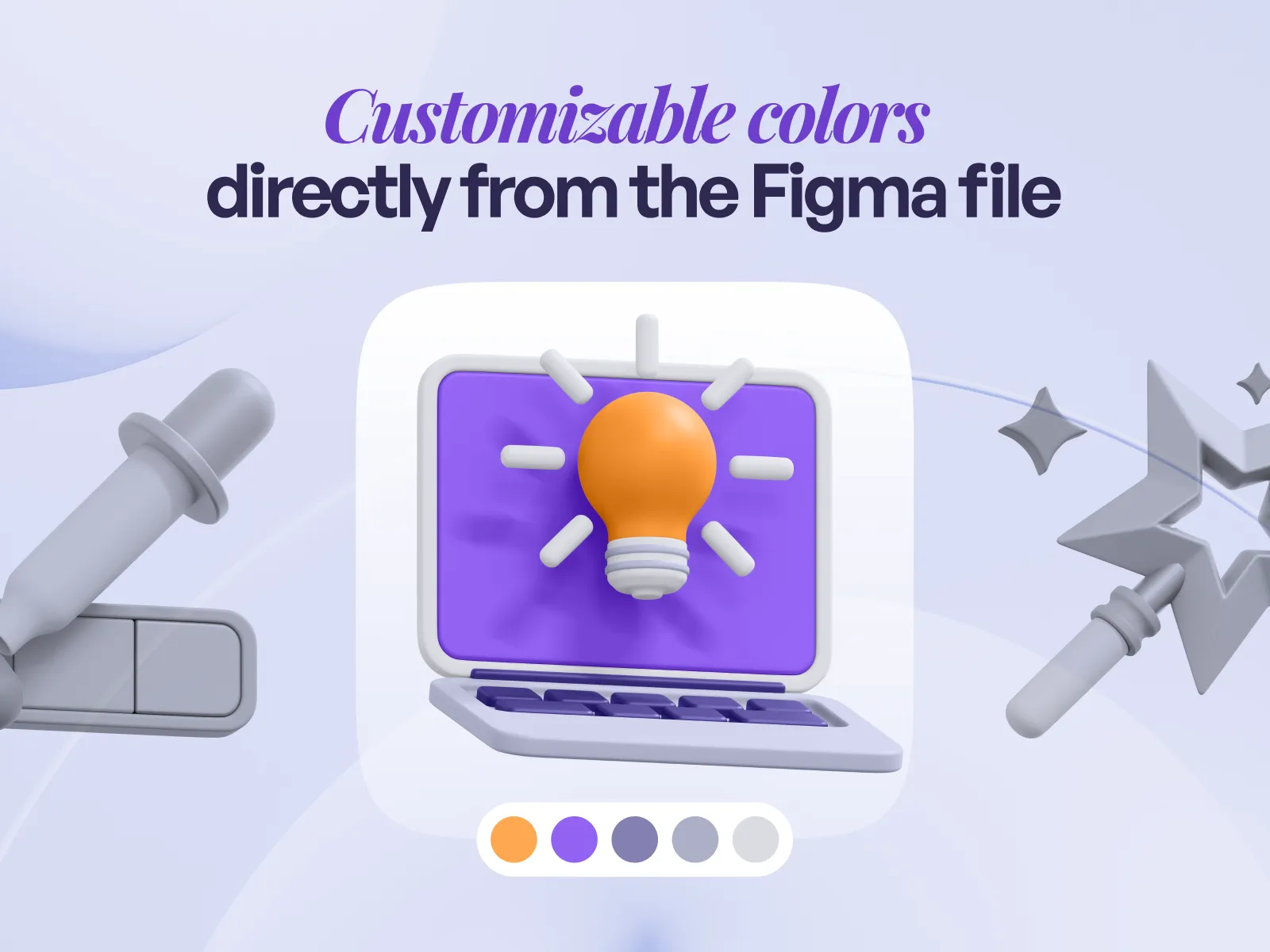 Customizable 3D Icon Library - VisualTap