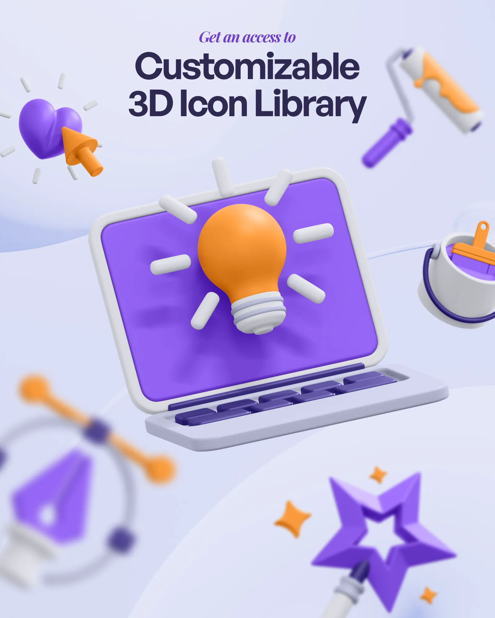 Customizable 3D Icon Library - VisualTap