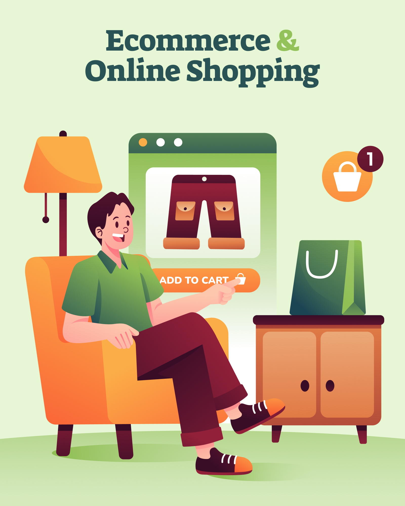 Online Shopping Illustration Pack - VisualTap