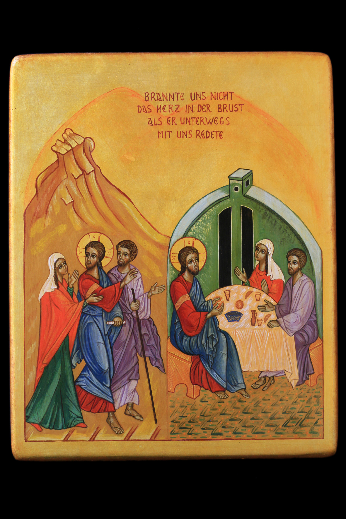 Les Disciples d'Emmaüs avec un couple - Catalogue Raisonné des icônes ...