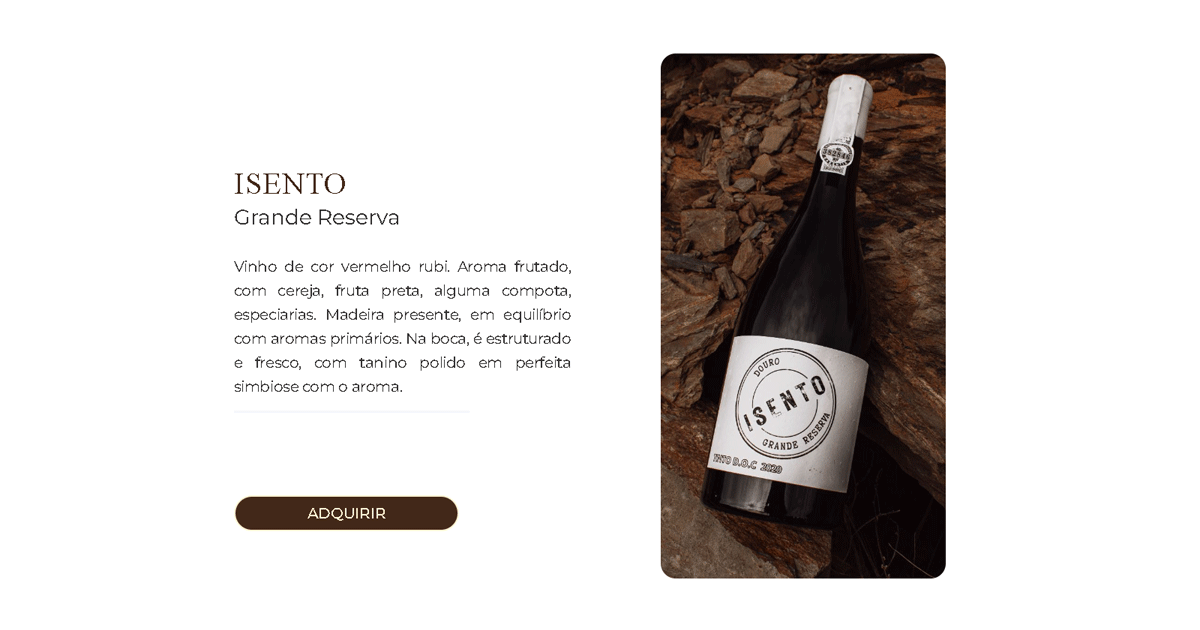 Sa´Vinum - Isento - Grande Reserva 2020