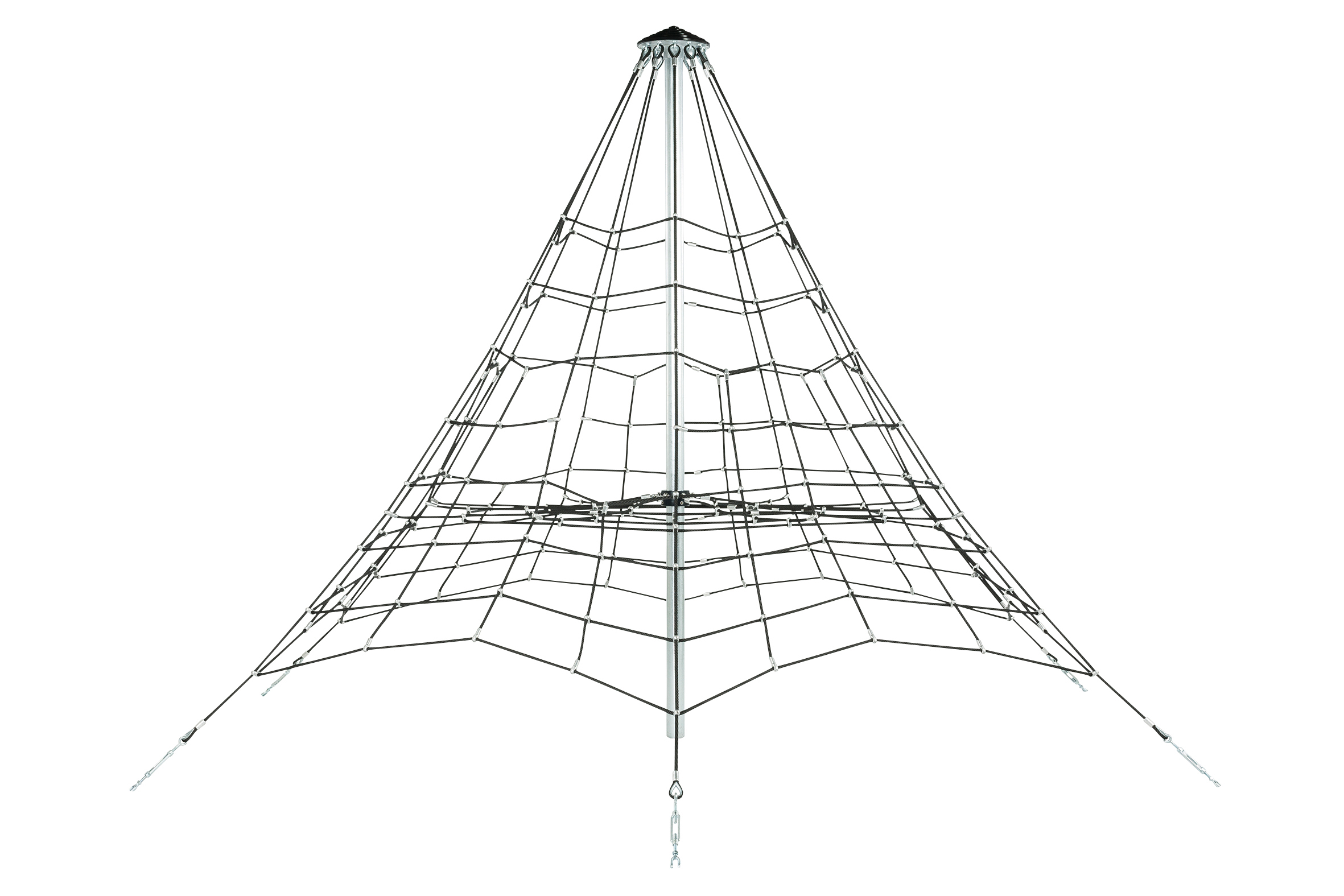 Reinforced rope pyramid 3.5 m | Reccreo