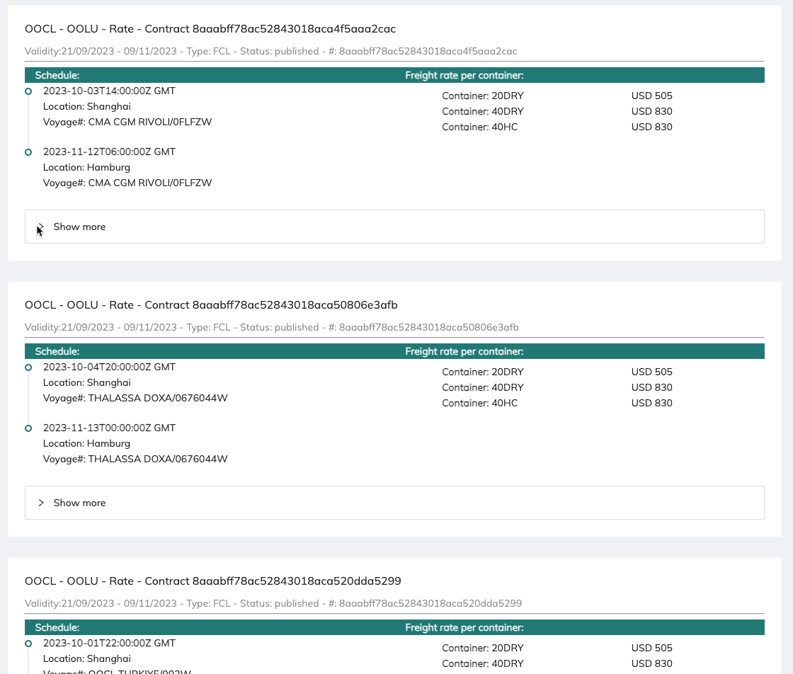 Get current spot rates in seconds or provide your own rates to partners ...