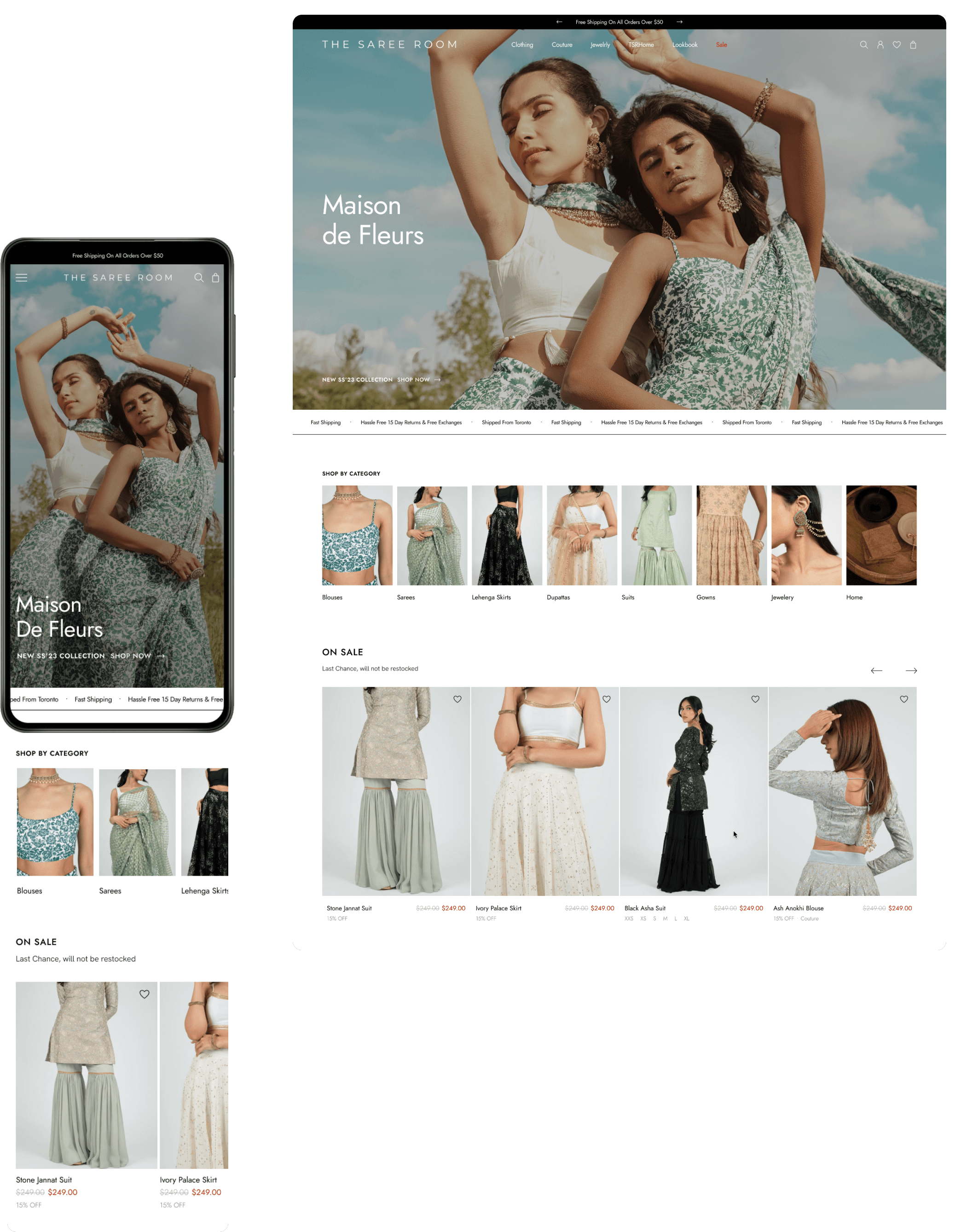 Case Study: The Saree Room's Website Overhaul for Enhanced Customer ...