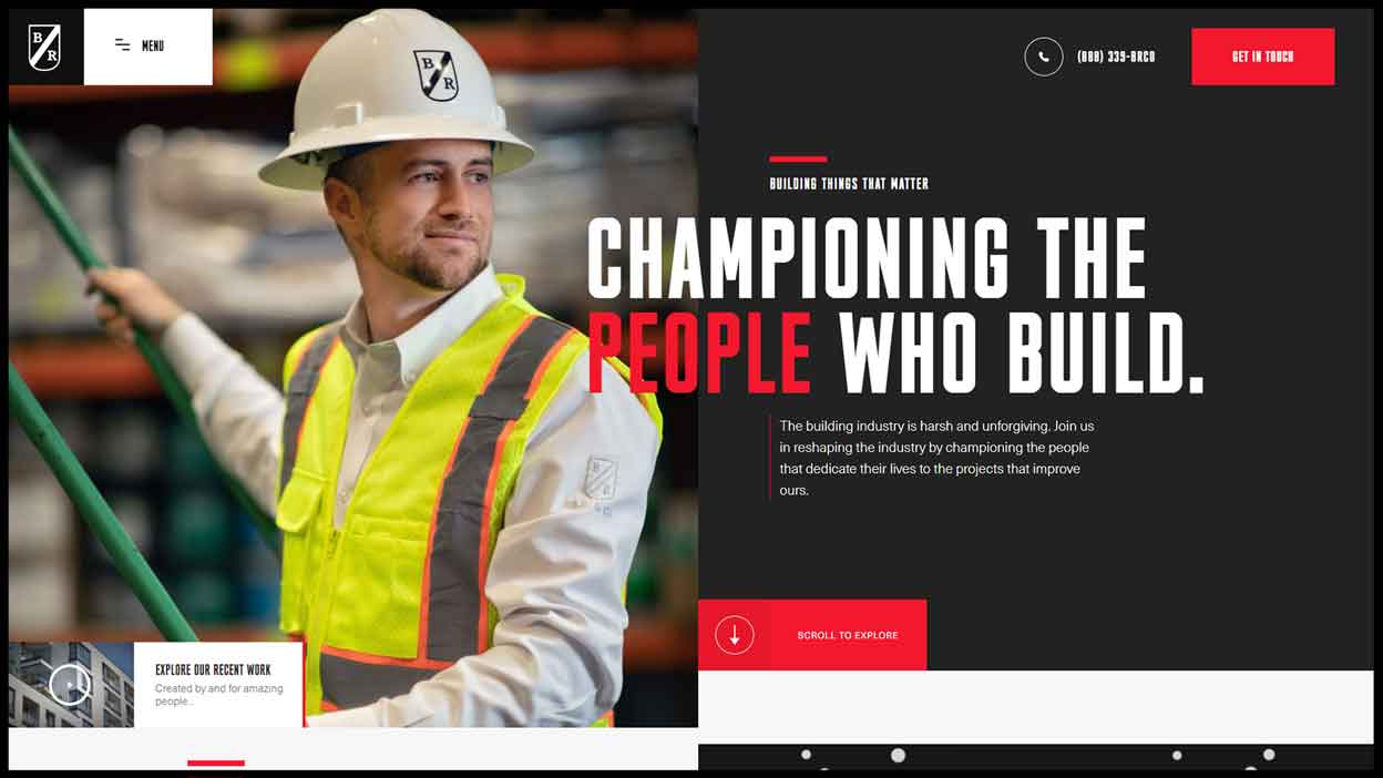 Contractor Web Design Inspiration (13 Examples)