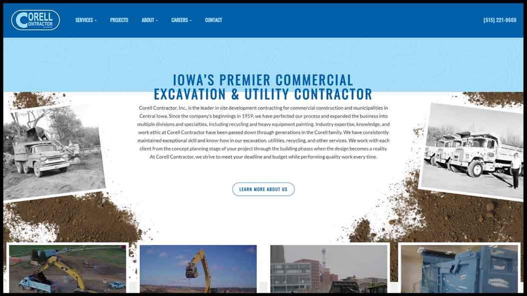 Contractor Web Design Inspiration (13 Examples)