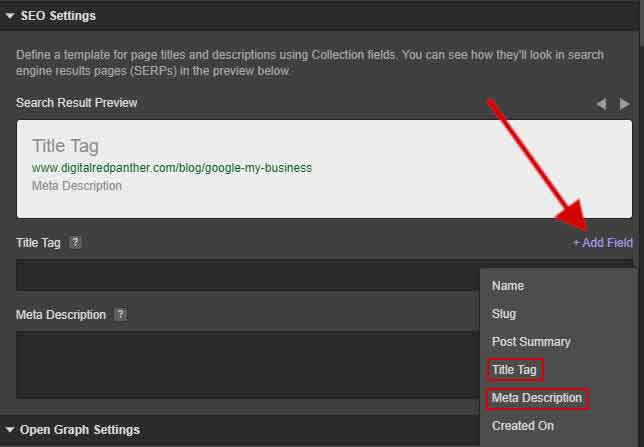 How to Add Title Tags and Meta Descriptions to Collection Pages in Webflow