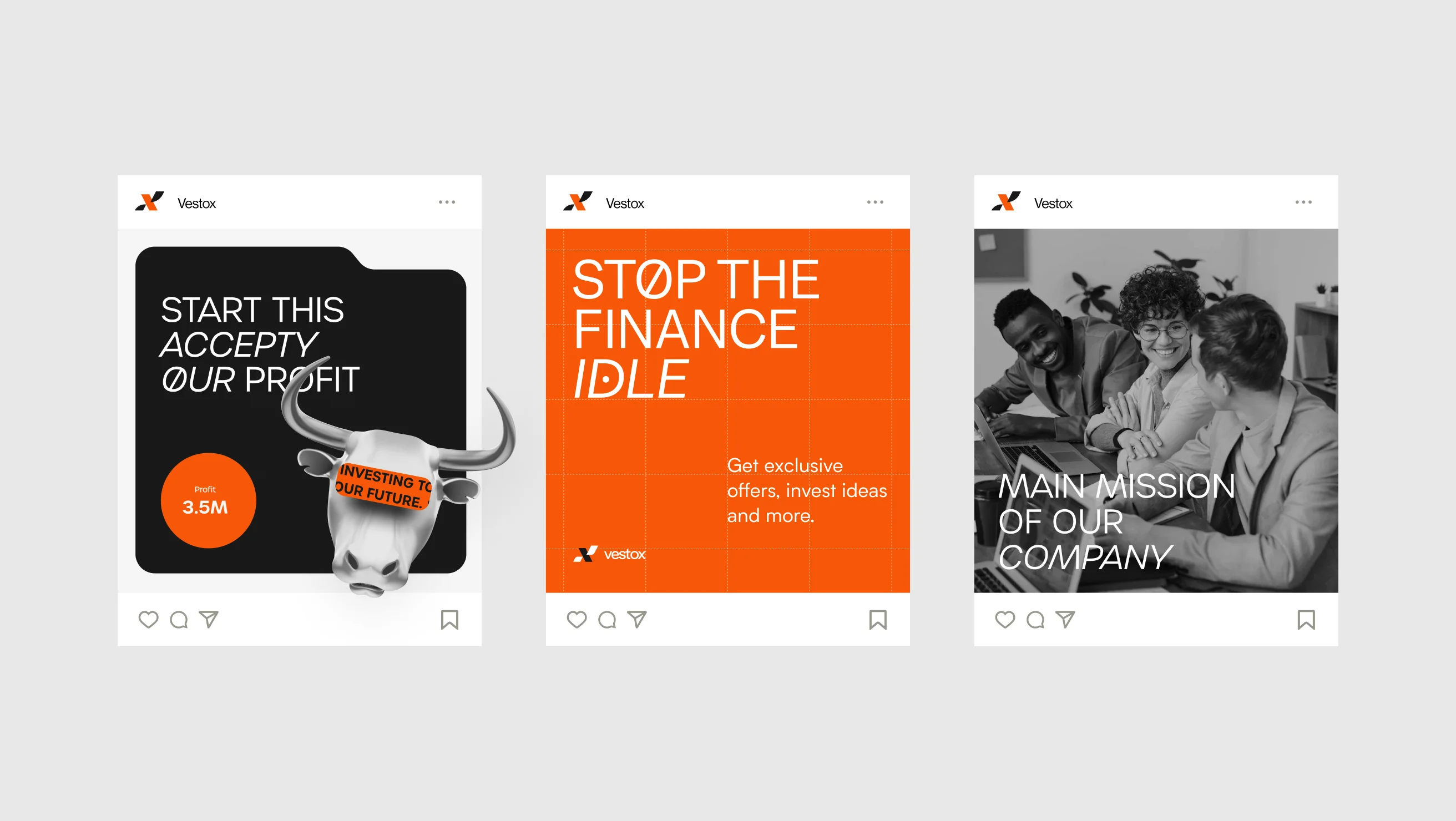 High-Contrast Design and Webflow Development for Vestox Management System | Halo Lab