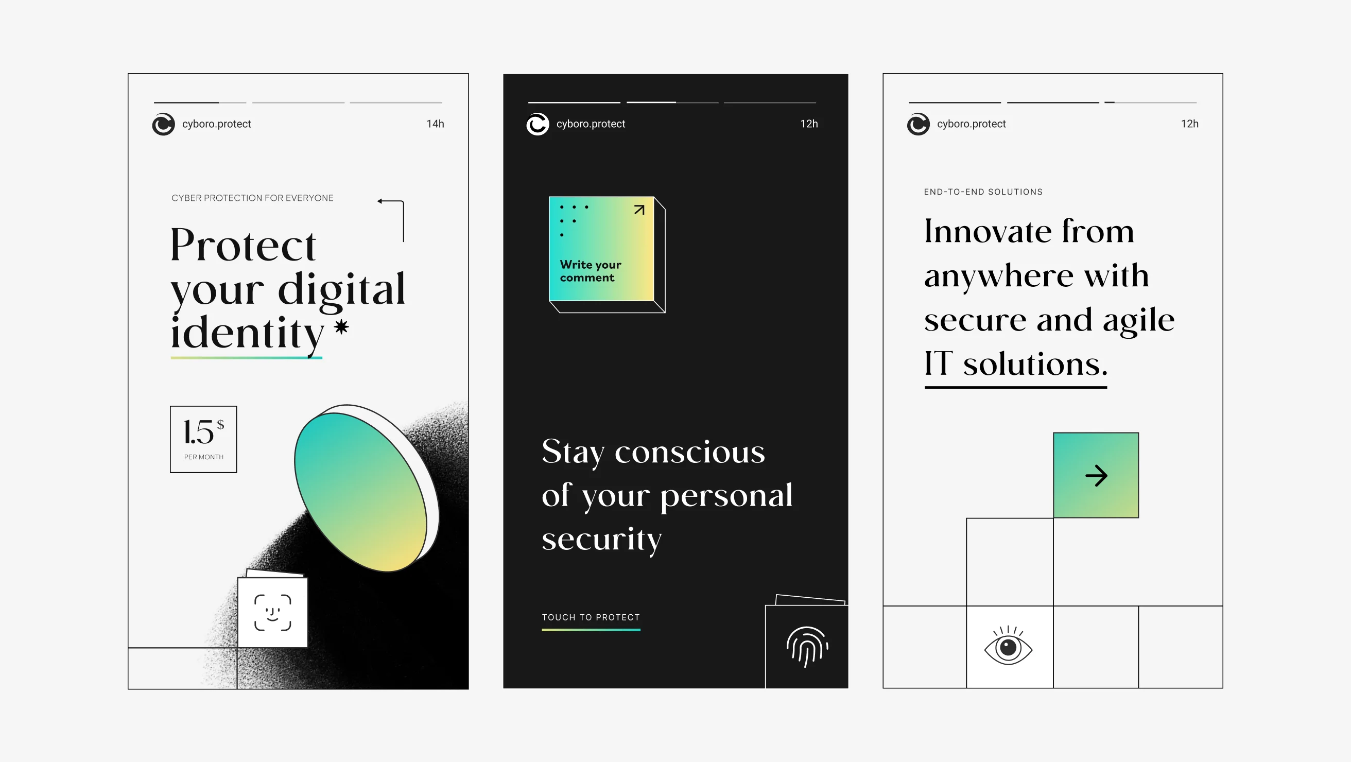Cyboro: Stylish and minimalist guardian of your data