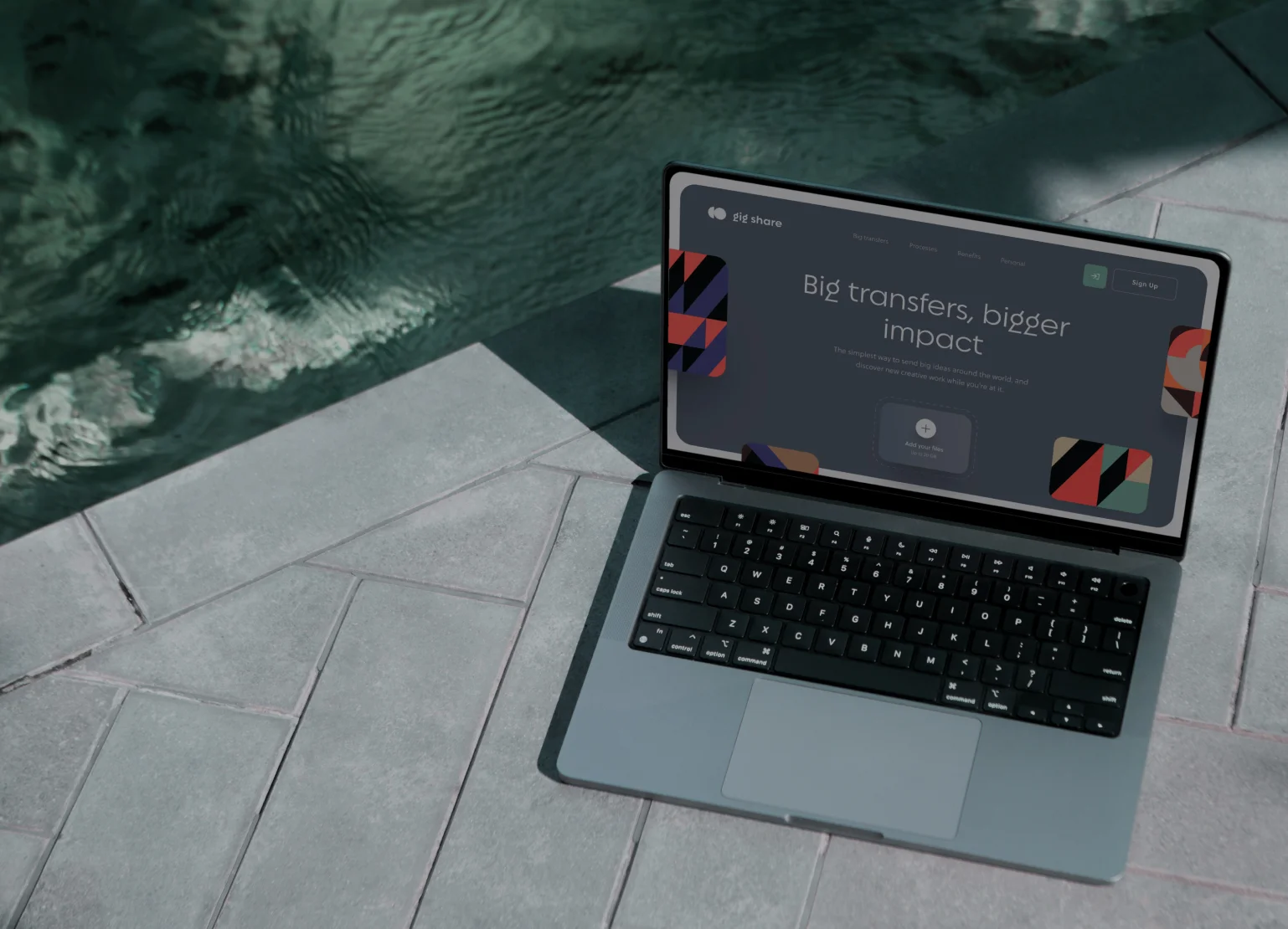 Geometry in Color: High-Contrast Design for Gig Share Platform | Halo Lab