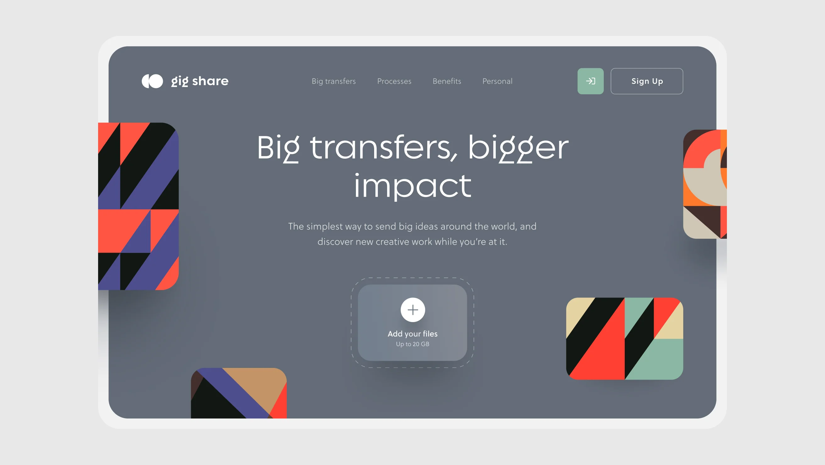Geometry in Color: High-Contrast Design for Gig Share Platform | Halo Lab