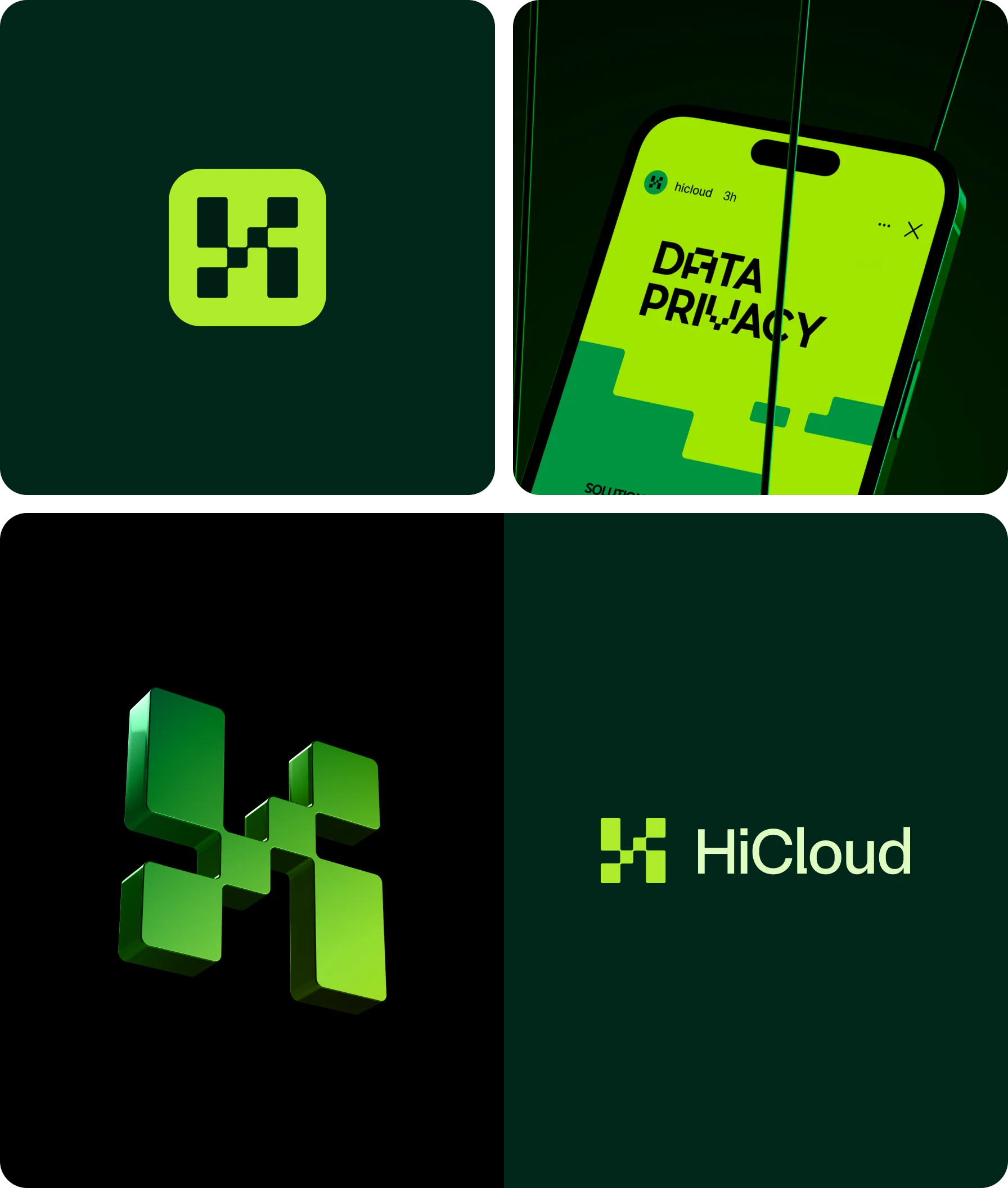 HiCloud — Brand Identity for Secure Data Storage and Management ...
