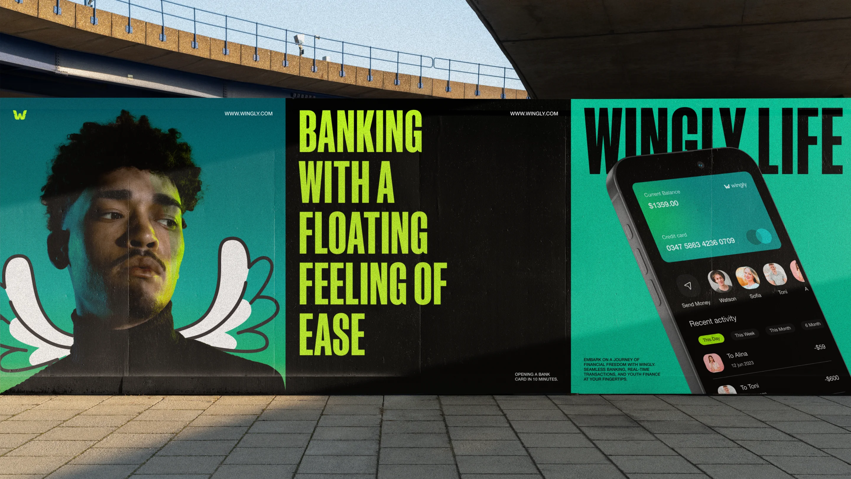 Wingly — Visual Identity For a Modern Banking Platform — Halo Lab