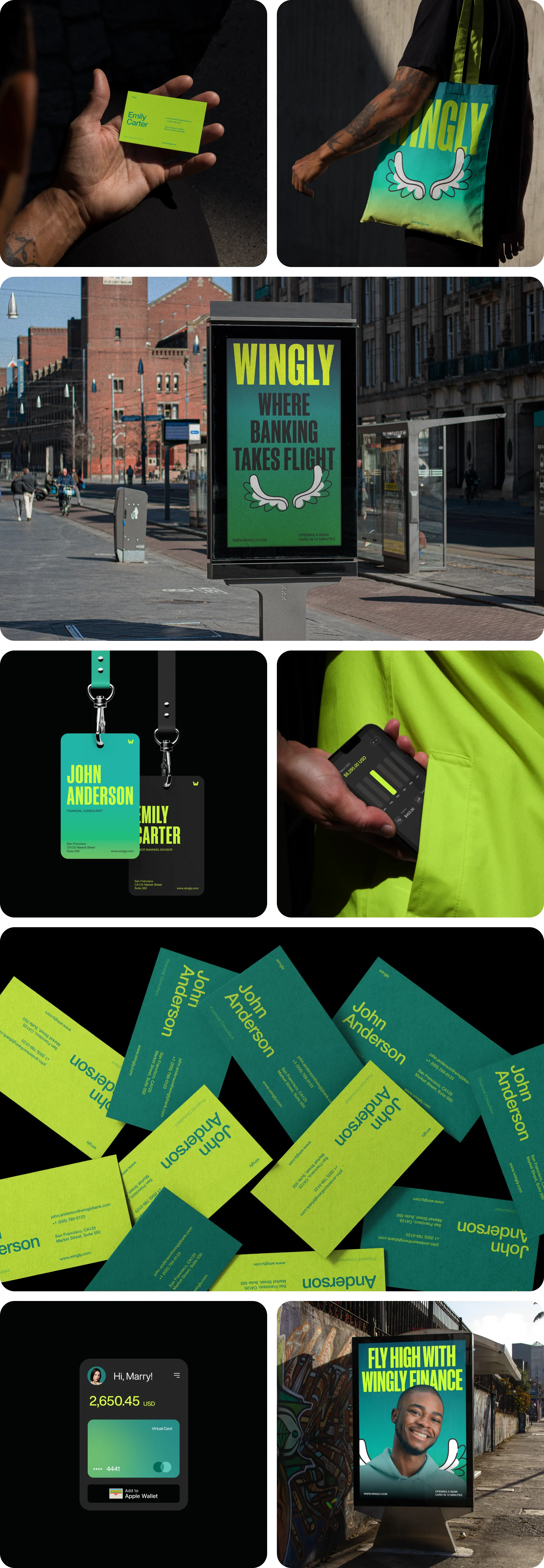 Wingly — Visual Identity For a Modern Banking Platform — Halo Lab