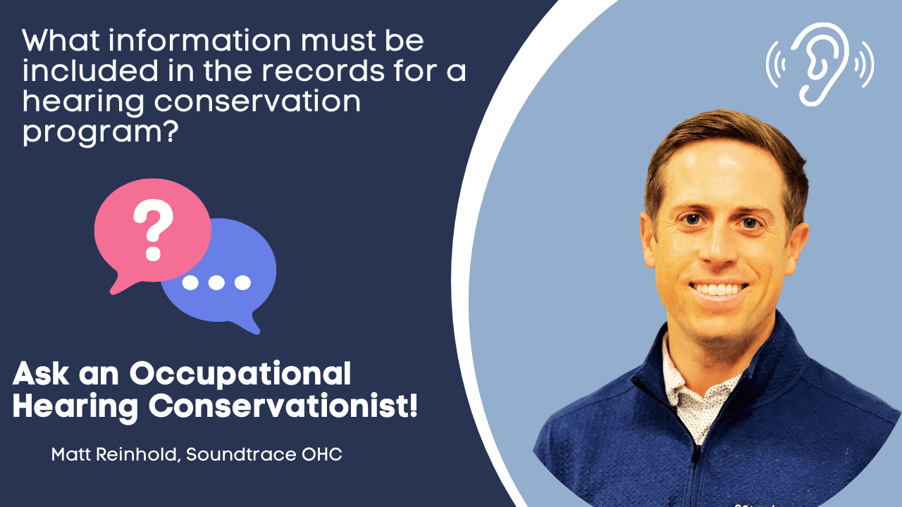 What information must be included in the records for a hearing ...