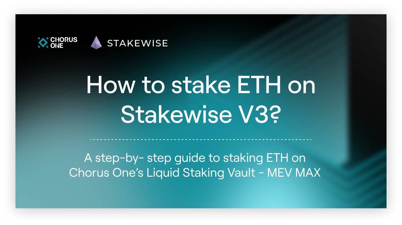 How to stake ETH on Stakewise V3?