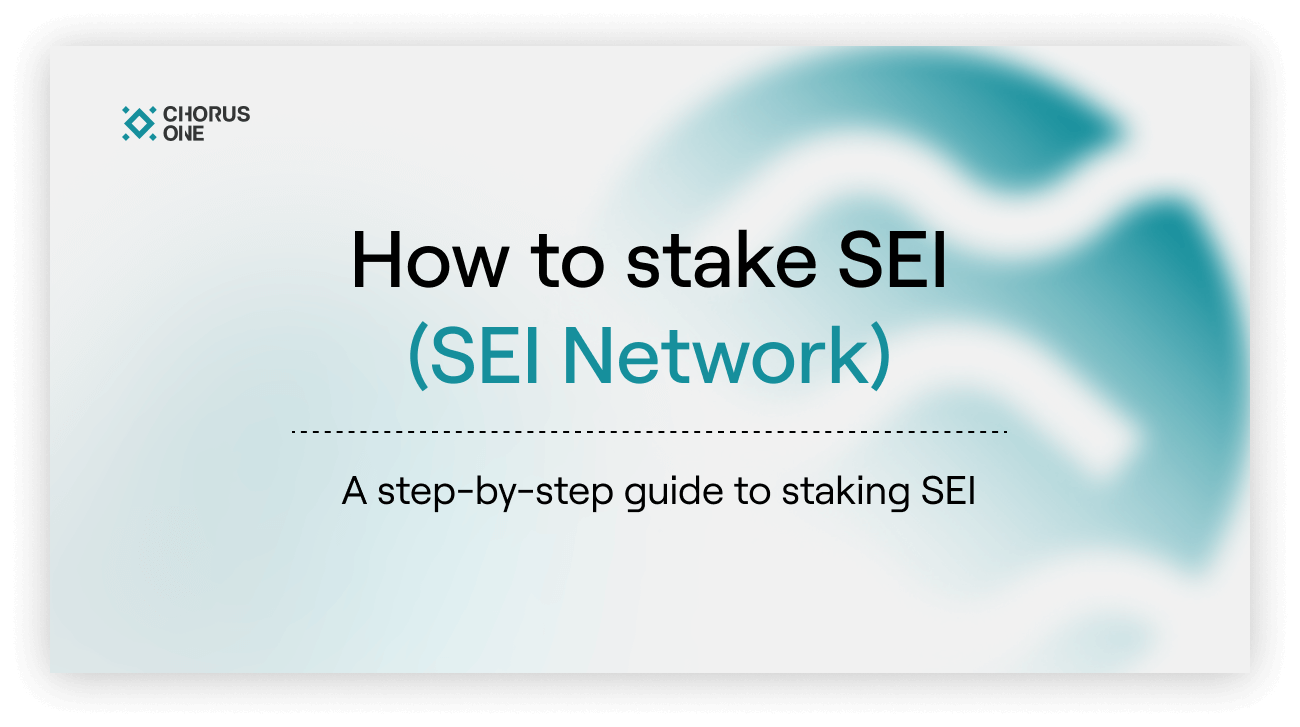 How to Stake $SEI in 2024 | Detailed Staking Guide | How to Stake $SEI with Chorus One