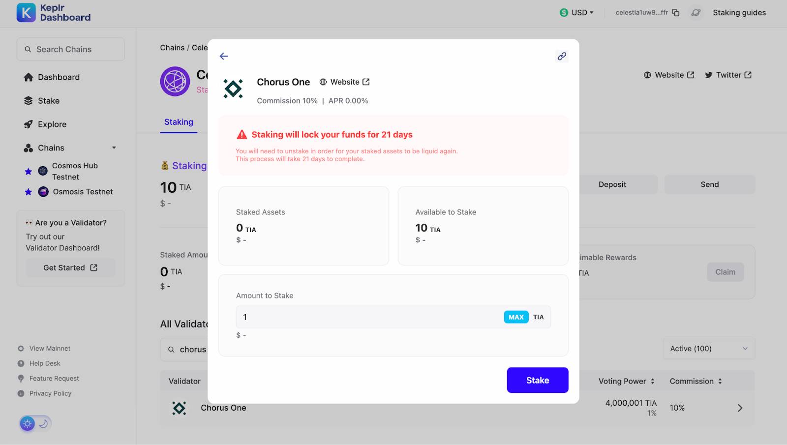 How to Stake TIA (Celestia) in 2024 | Detailed Staking Guide for TIA ...