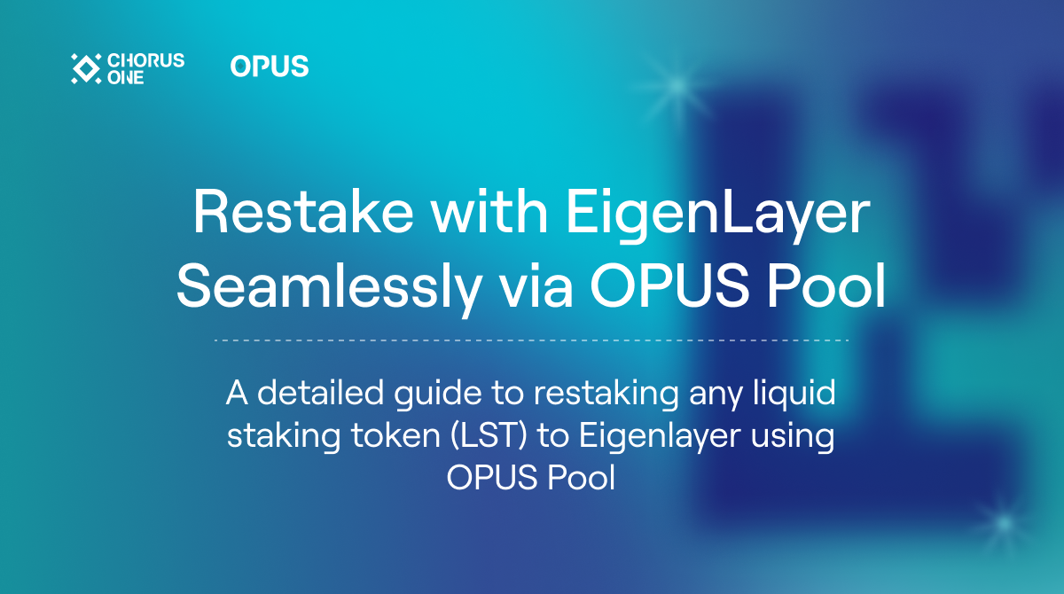 Restake any Liquid Staking Token (LST) with EigenLayer using OPUS Pool