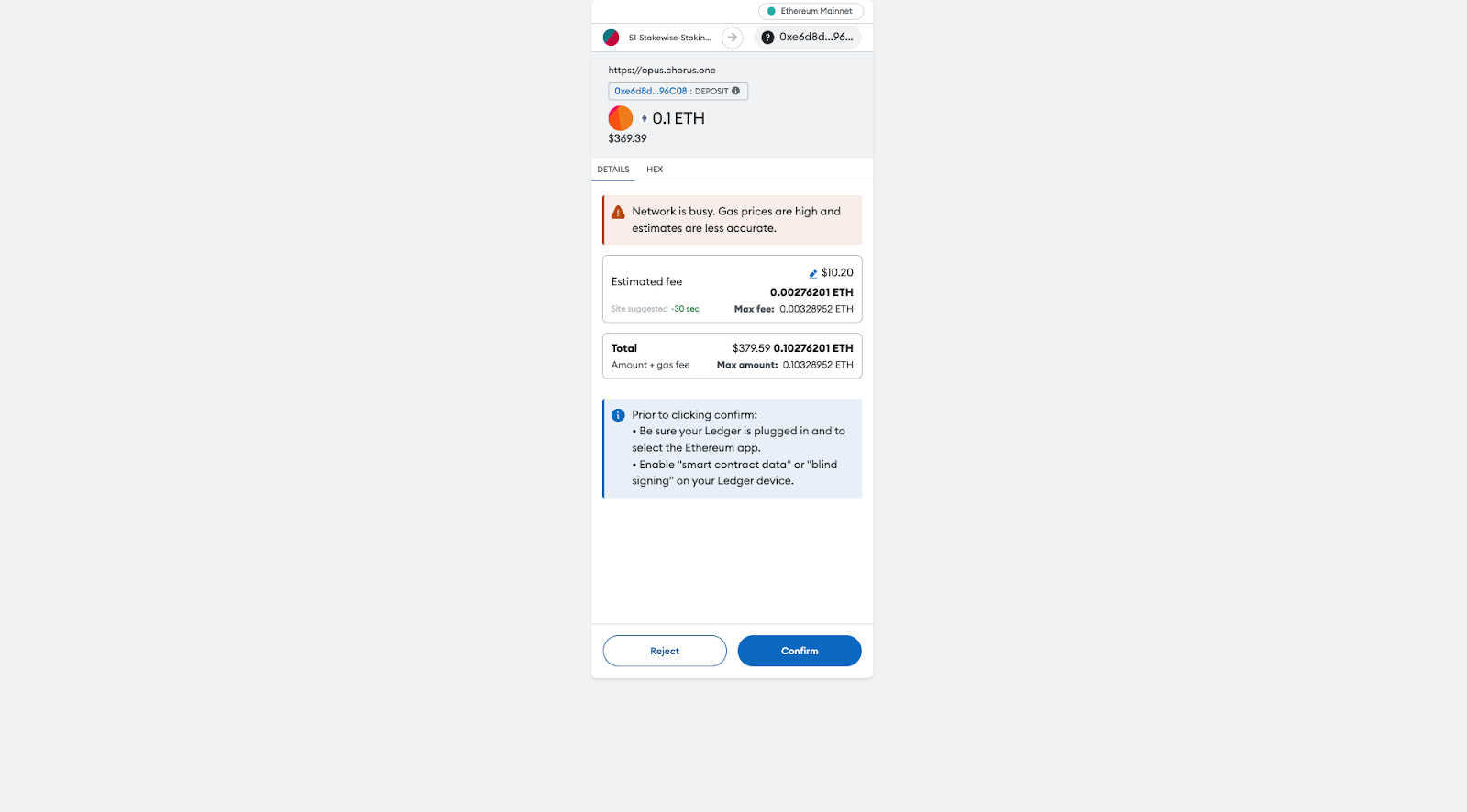 Stake Ethereum (ETH) with Chorus One | Ethereum Staking Rewards Calculator