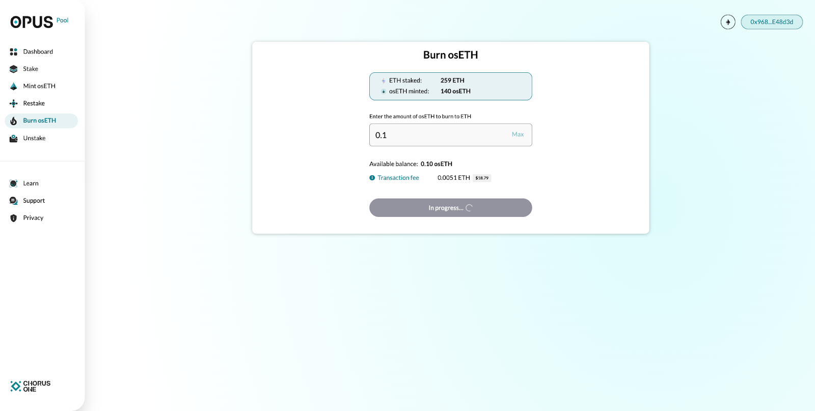 OPUS Pool: ETH staking for all