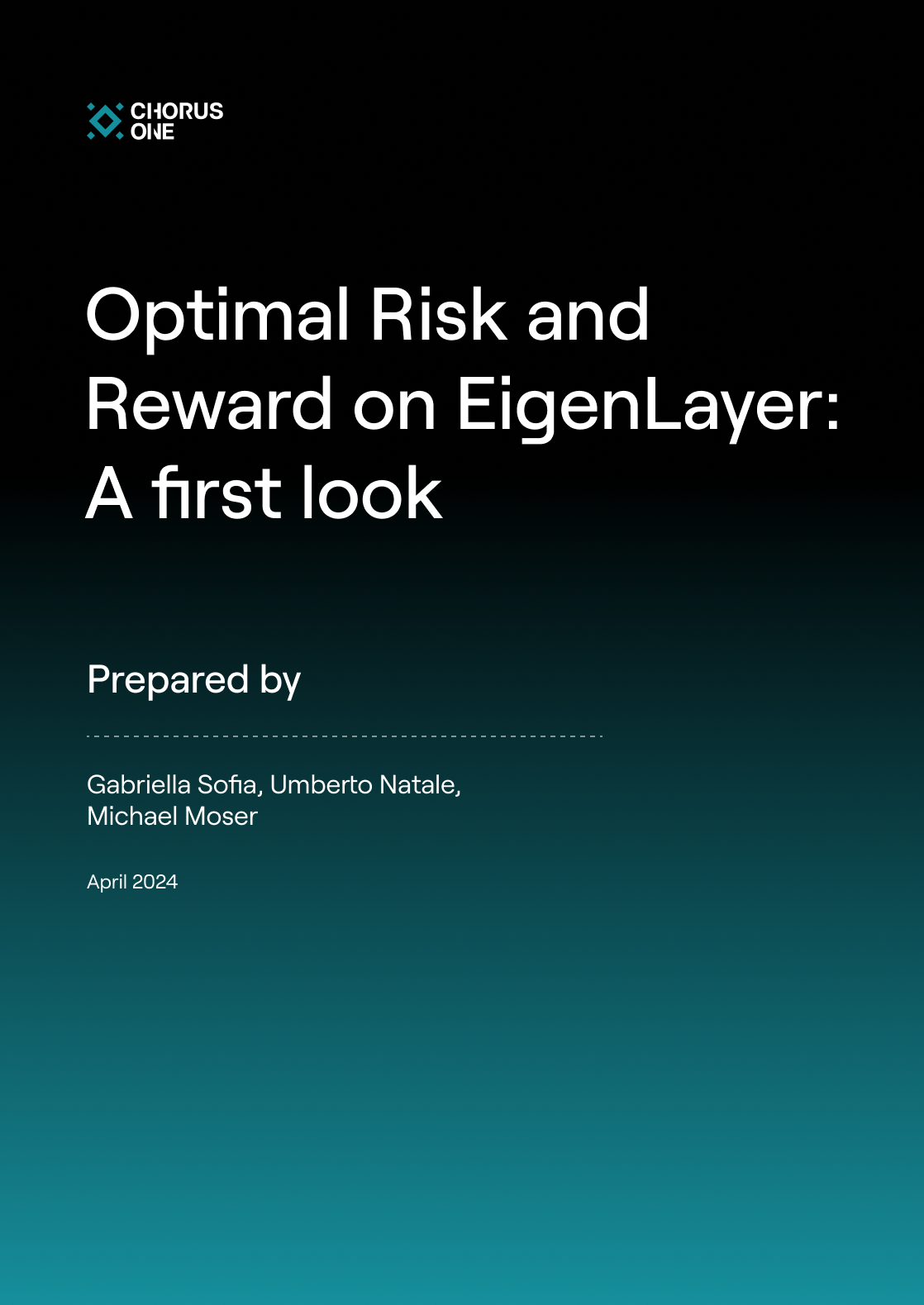Optimal Risk and Reward on EigenLayer: A first look