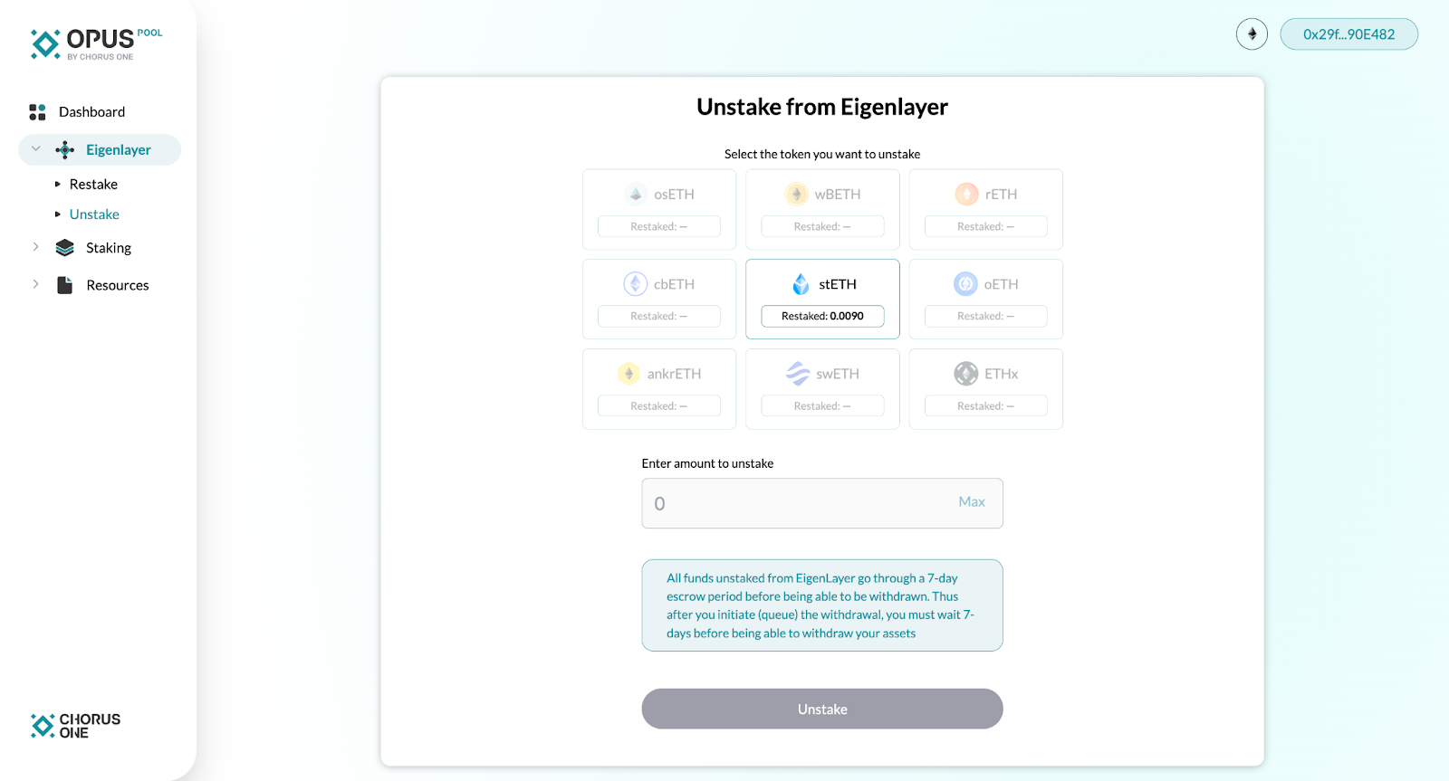 Stake Ethereum (ETH) with Chorus One | Ethereum Staking Rewards Calculator