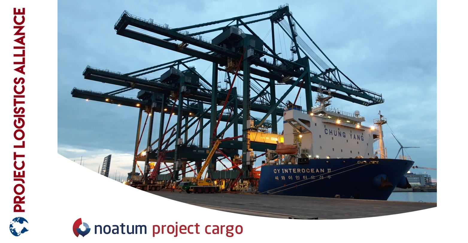 Noatum Project Cargo Simultaneously Loads Three Cranes