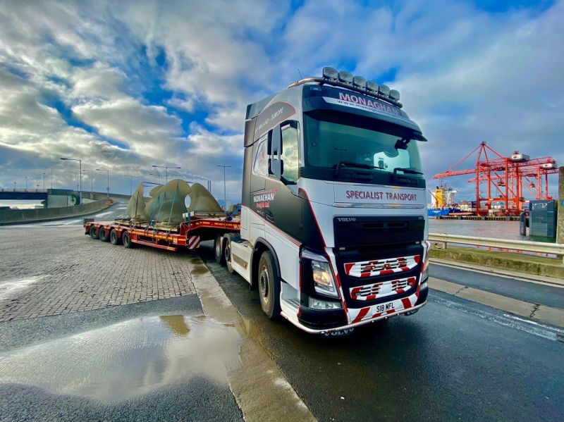 Monaghan Freight Displays Expertise in Handling Two Giant Ship ...