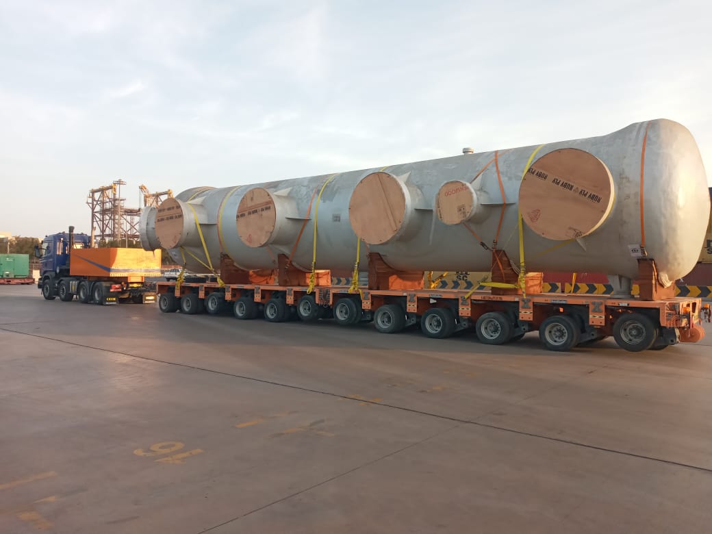 EXG Completes Moving Manifold Pipes from Mundra to Sohar