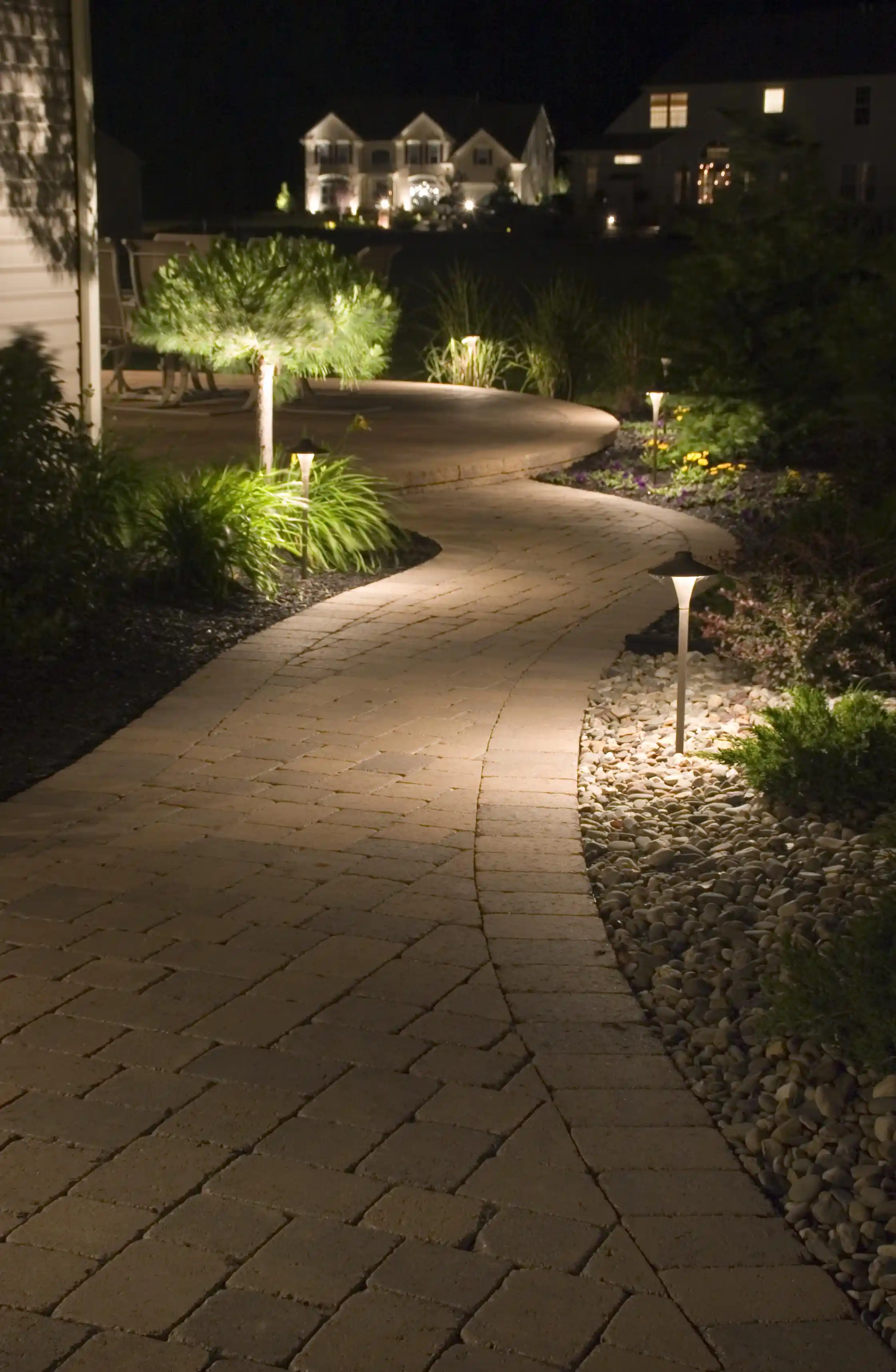 Walkway Lighting by Minnesota Landscapes
