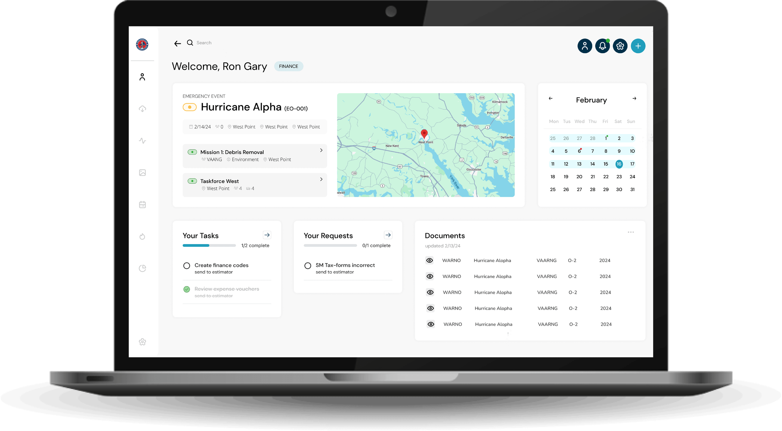 NGIS' Emergency Response Management System