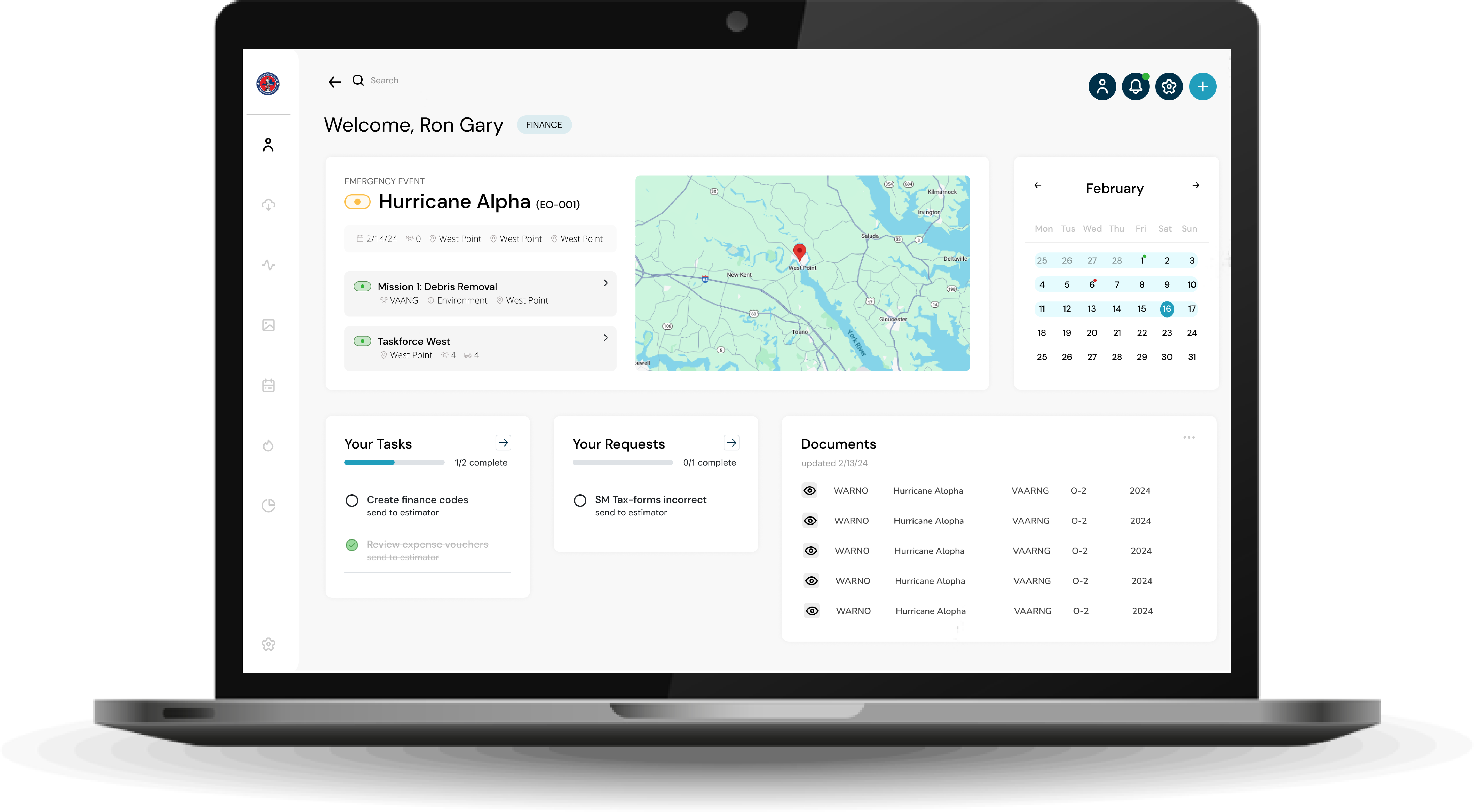 NGIS' Emergency Response Management System