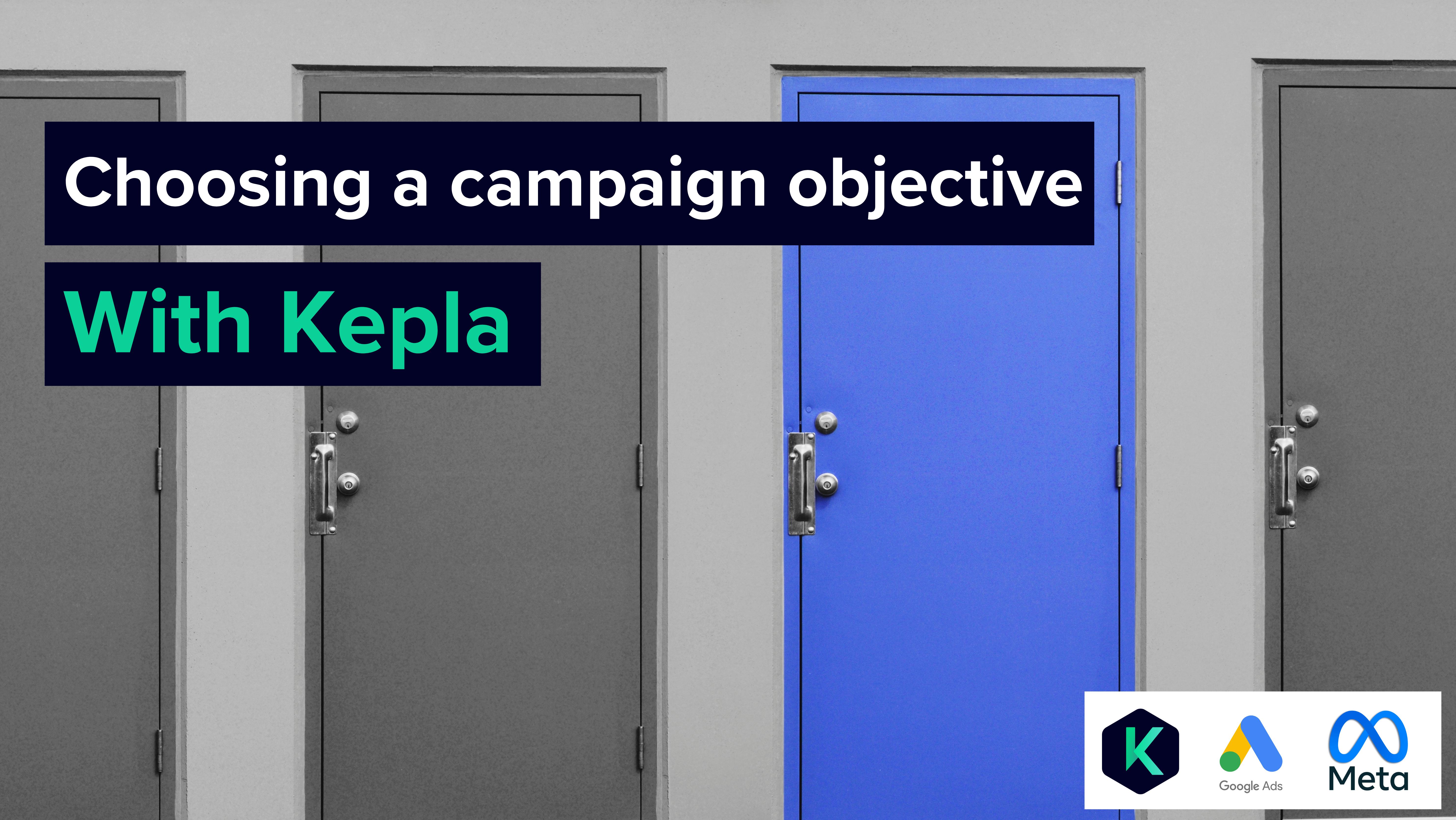 How to choose a campaign objective