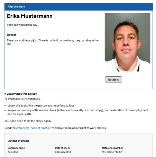 An Employer’s Guide to Right to Work Share Code