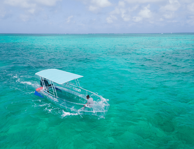 Turks and Caicos 100% Clear Boats & Glass Bottom Boat Trips, Tours ...