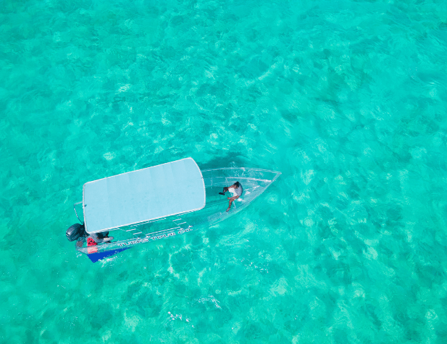 Turks and Caicos 100% Clear Boats & Glass Bottom Boat Trips, Tours ...
