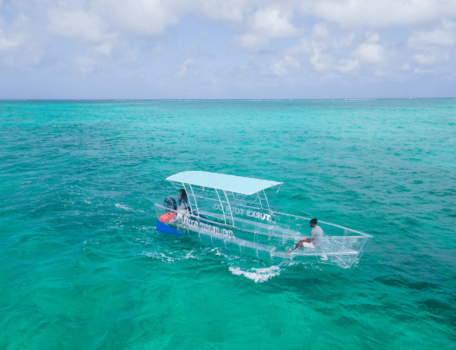 Turks and Caicos 100% Clear Boats & Glass Bottom Boat Trips, Tours ...