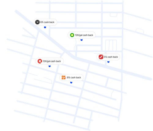 Earn every time you shop: Gas, grocery, and food | Upside