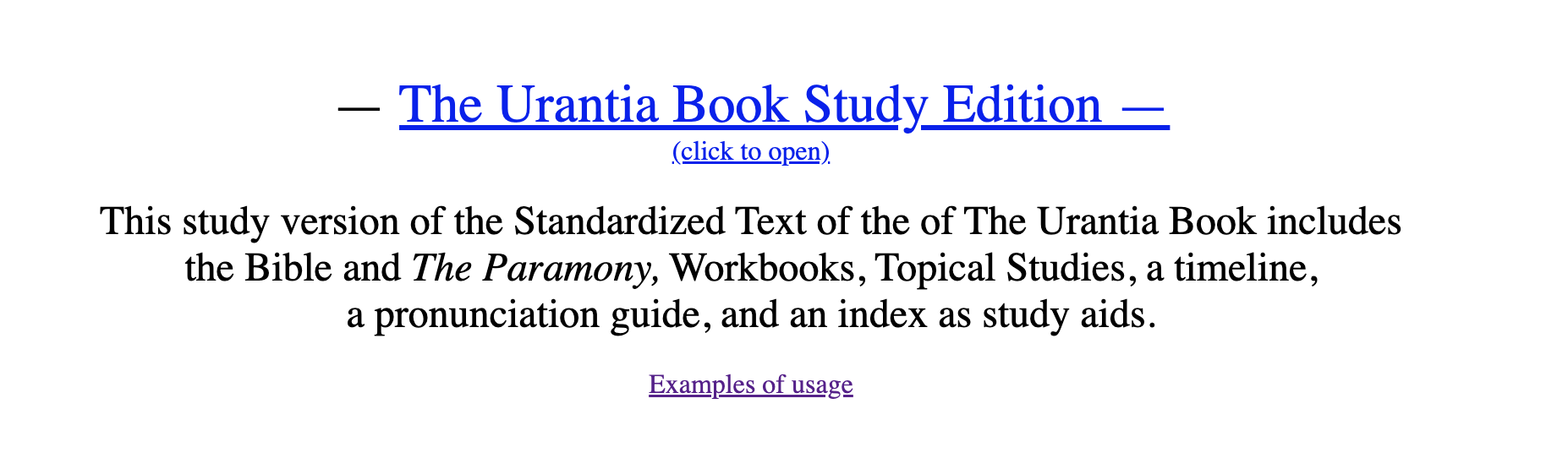The Connected UB - The Center for Unity