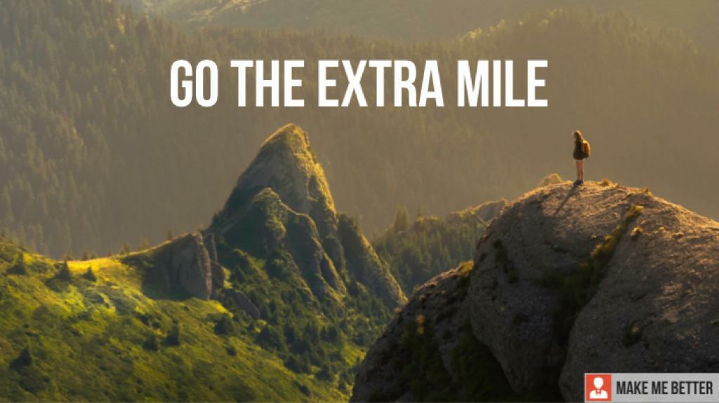 The Extra Mile - The Center for Unity