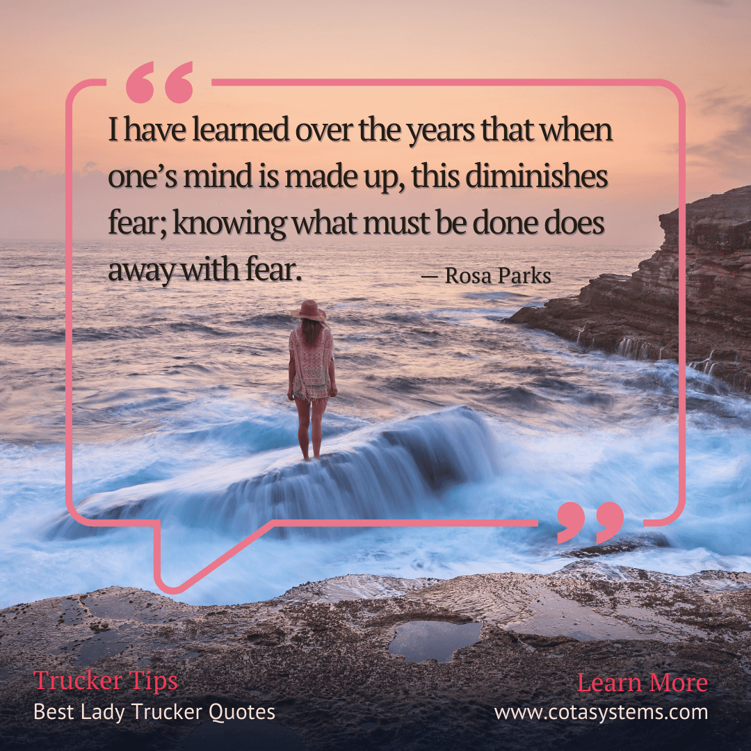 37 Best Lady Trucking Quotes: Powerful Words You Will Love