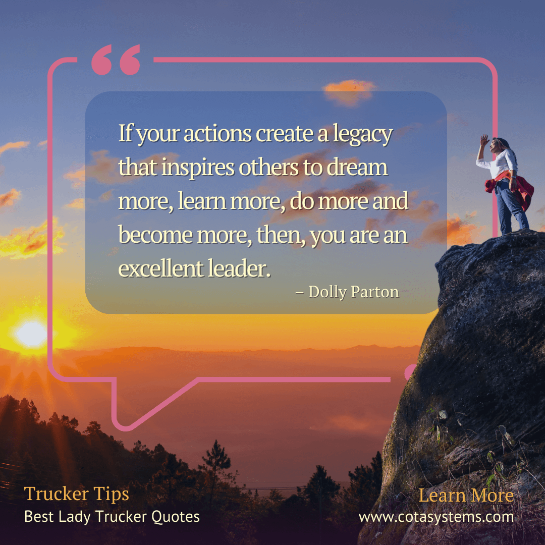 37 Best Lady Trucking Quotes: Powerful Words You Will Love