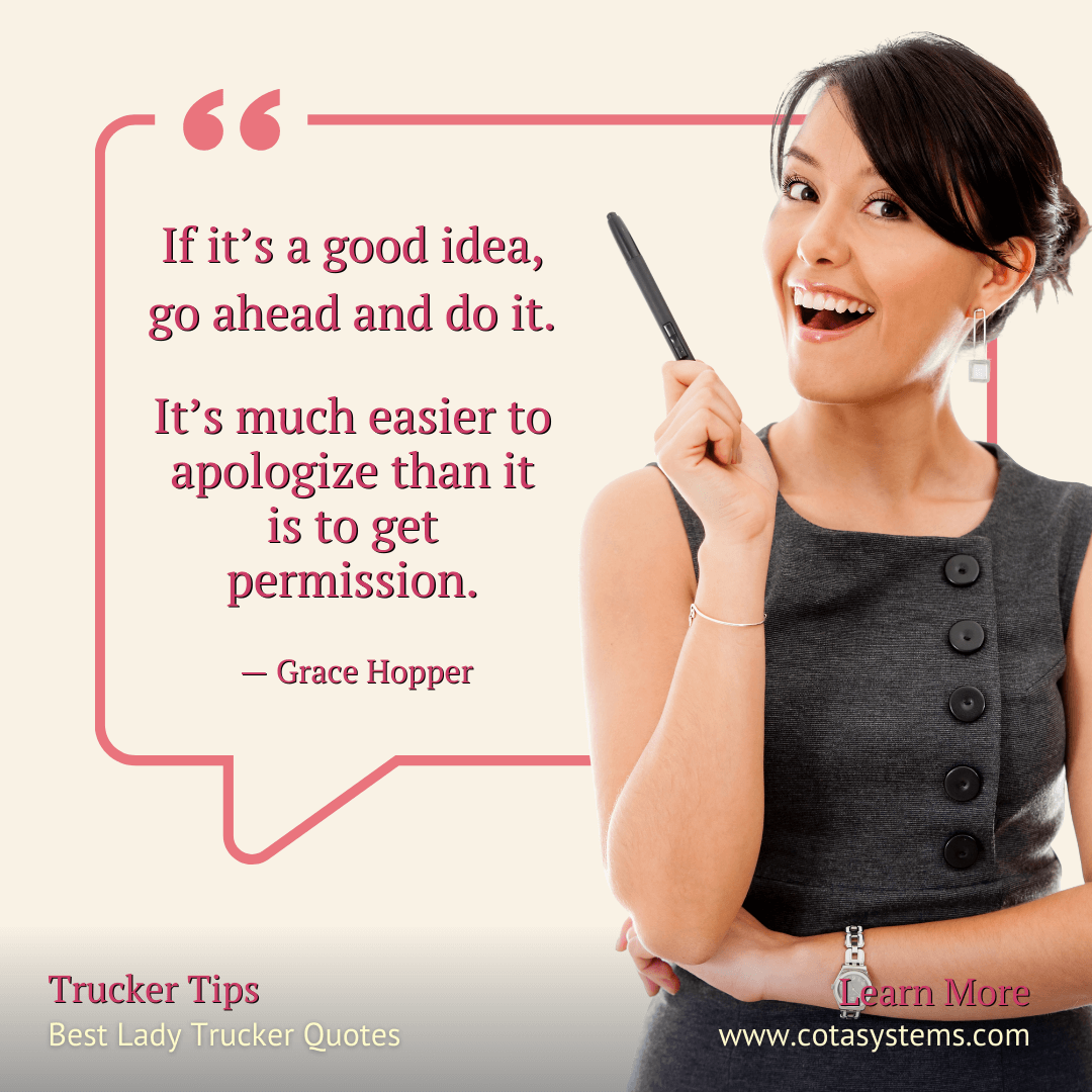 37 Best Lady Trucking Quotes: Powerful Words You Will Love