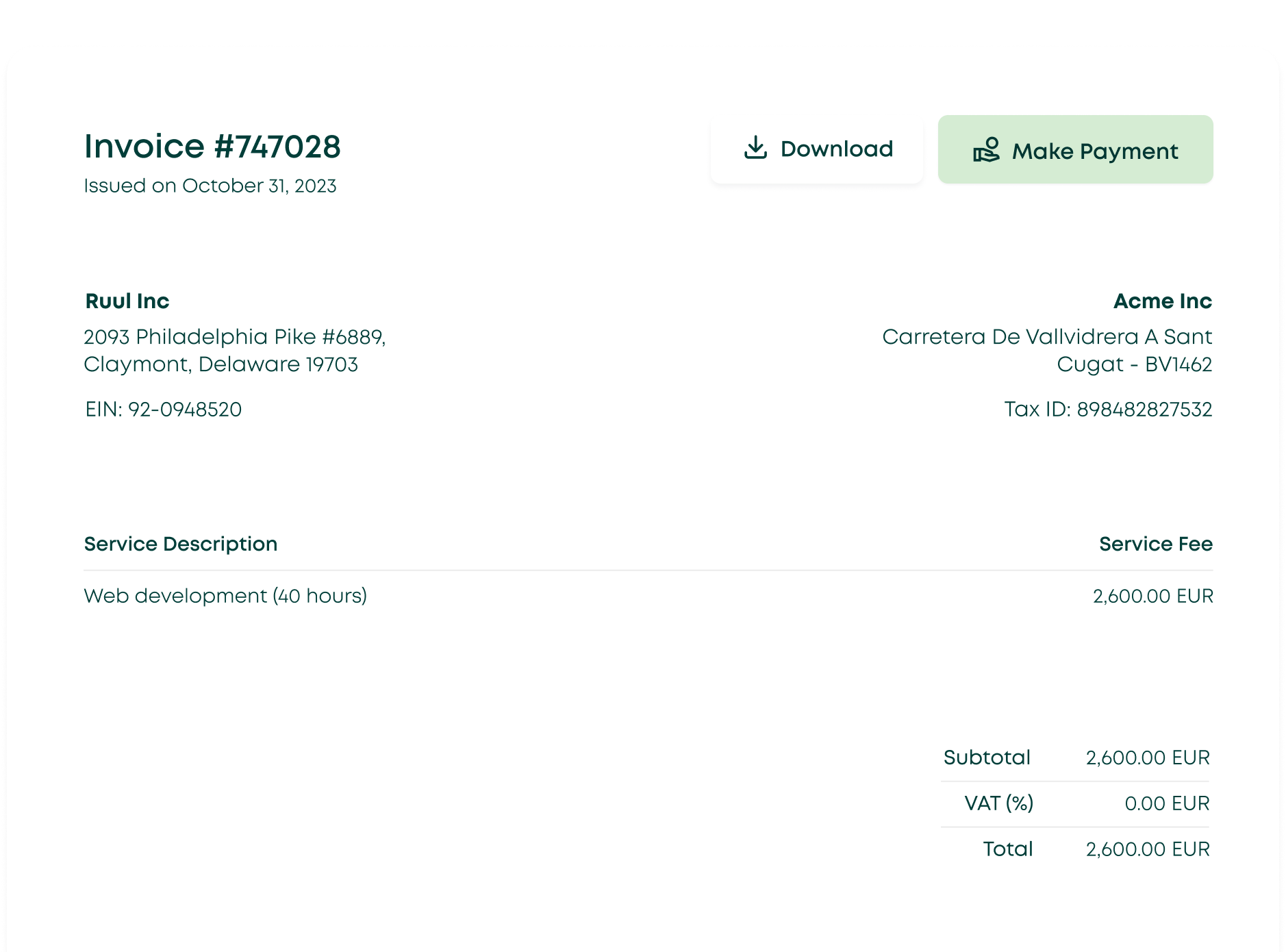 Starting From 2.75% I Ruul Pricing