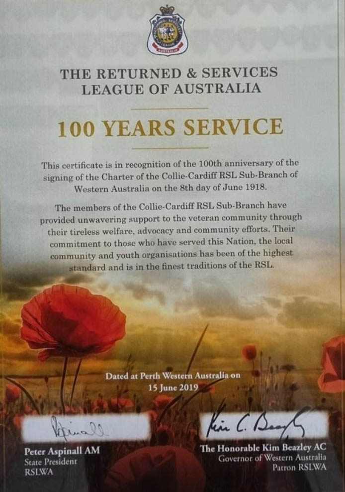 About Collie Cardiff RSL | Collie Cardiff RSL